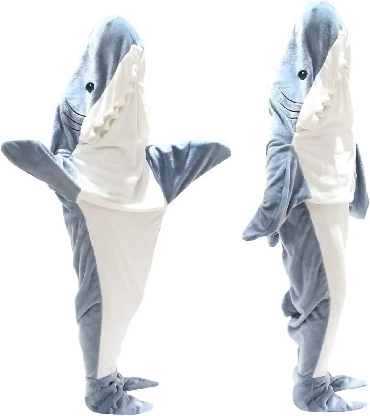 Cute Shark Hoodie Blanket for Women – Ultra-Soft Flannel Wearable Paja ...
